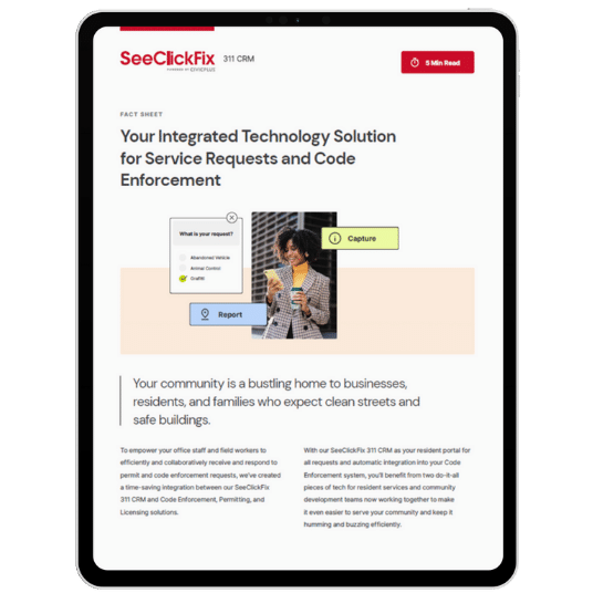Integrated Service Request and Code Enforcement Technology from CivicPlus