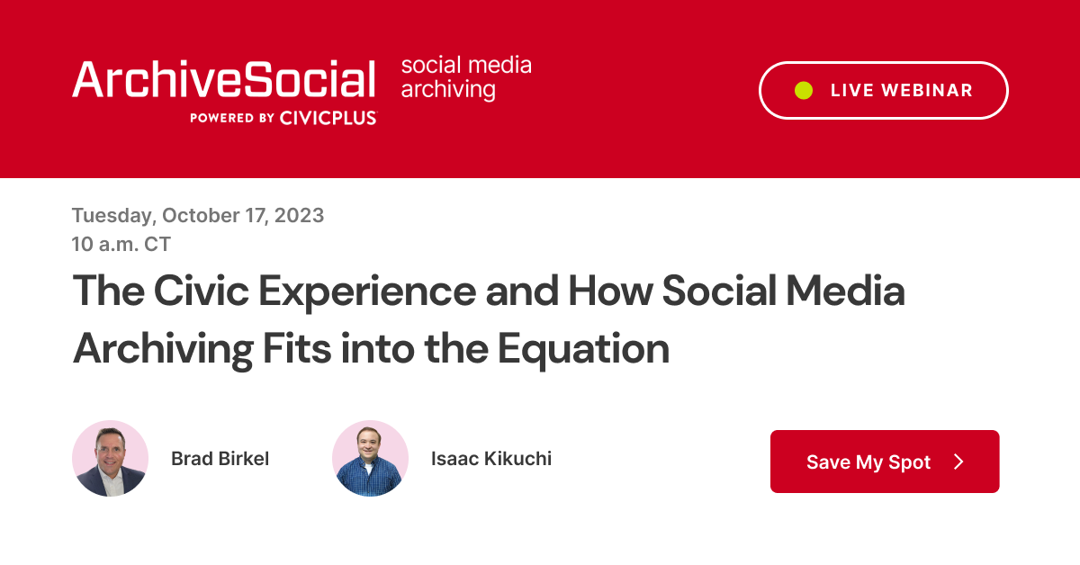 Power Positive Civic Experiences with Social Media Archiving