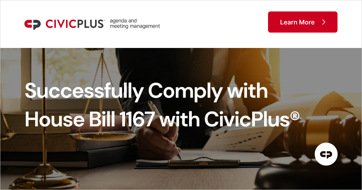 Complying with Indiana House Bill 1167 - CivicPlus