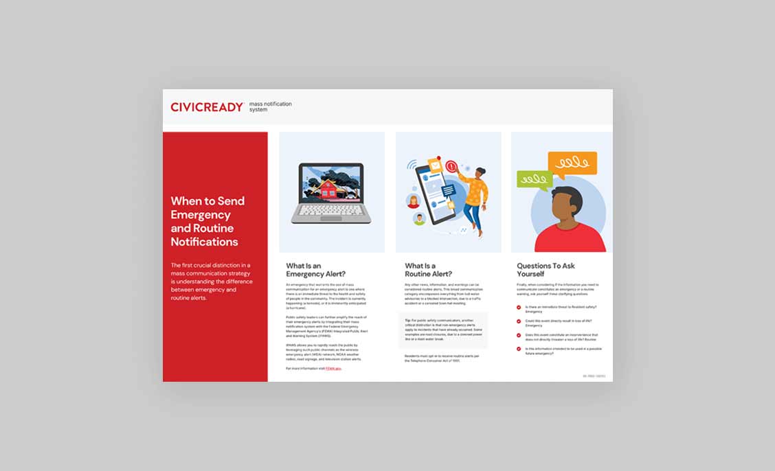 When to Send Emergency vs. Routine Notifications - CivicPlus