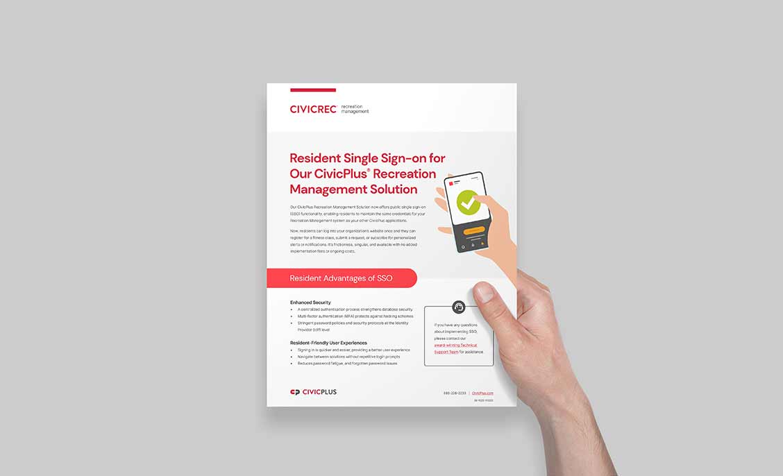 Single Sign-On for CivicPlus® Recreation Management Solution - CivicPlus