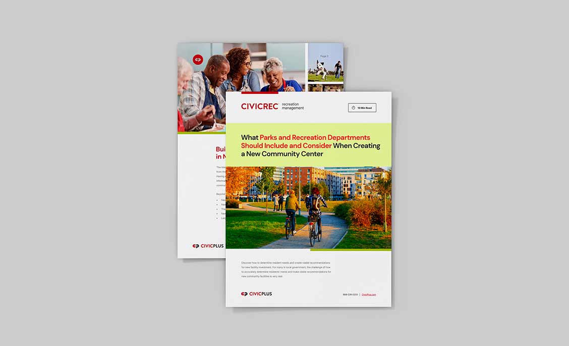 Creating a New Community Center for Parks and Recreation - CivicPlus