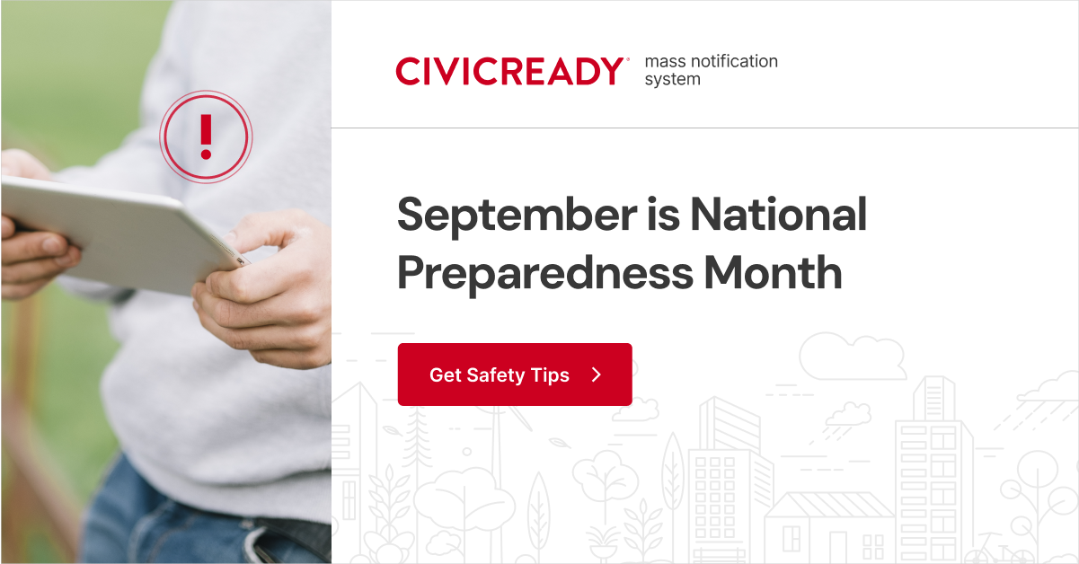 September Is National Preparedness Month - CivicPlus