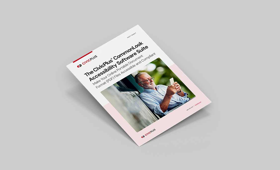 CivicPlus CommonLook Accessibility Software Suite - CivicPlus