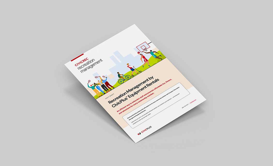 CivicPlus® Recreation Management Equipment Rentals Module - CivicPlus