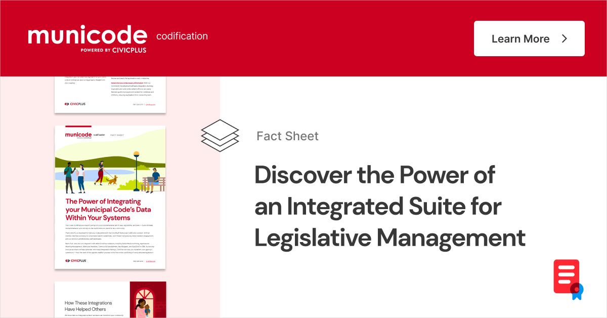 Integrating Municipal Code Data Within Your Systems - CivicPlus