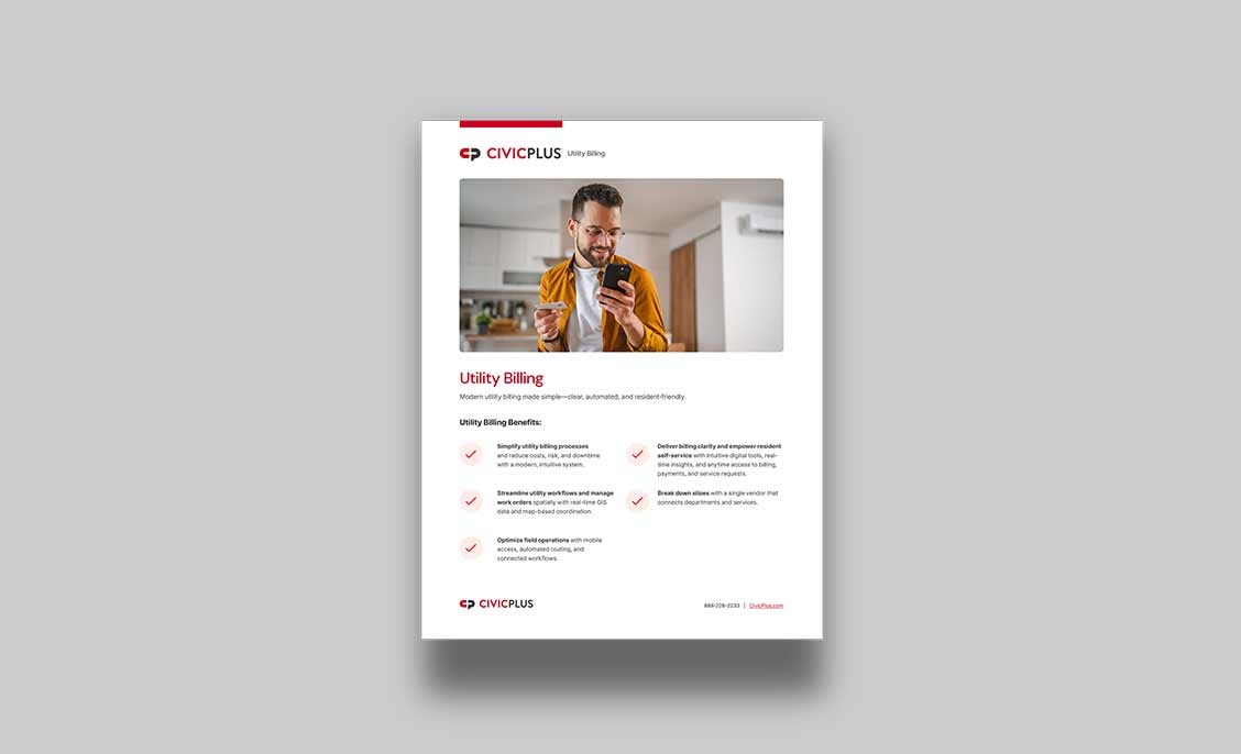 CivicPlus Utility Billing Fact Sheet - CivicPlus